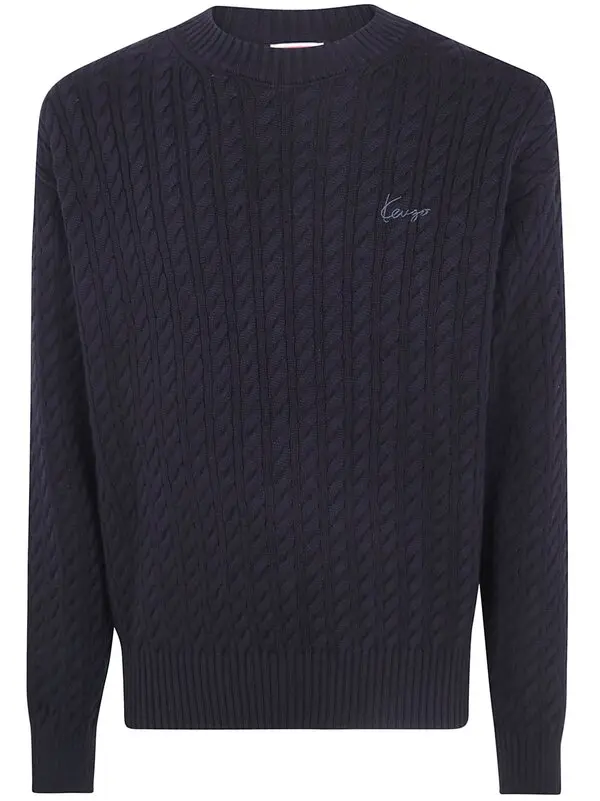 Kenzo Maglione A Iche Lunghe - Black
