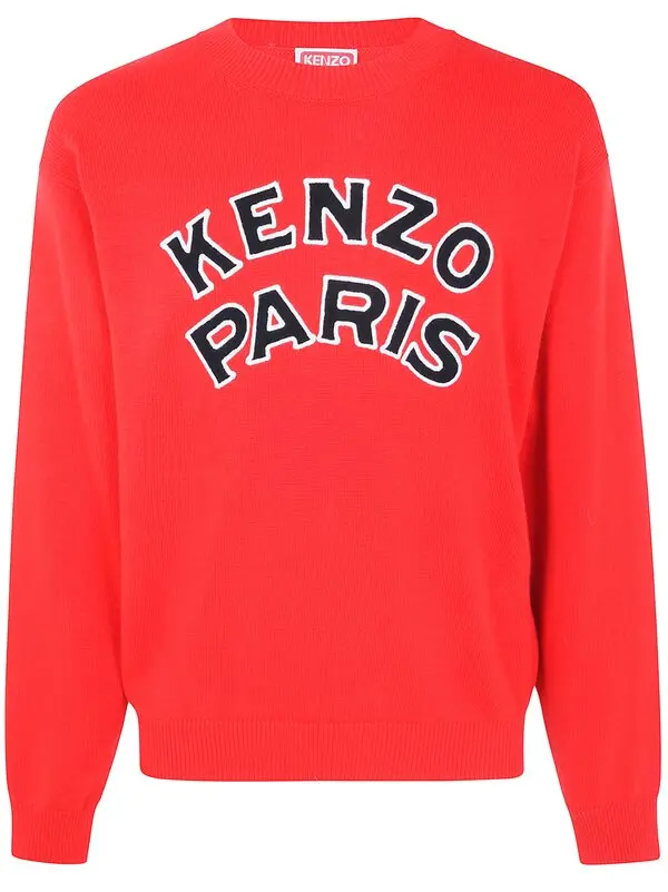 Kenzo Maglione In Lana " Paris Emblem