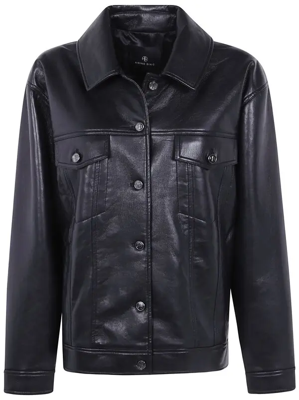 ANINE BING Giacca In Pelle "rory