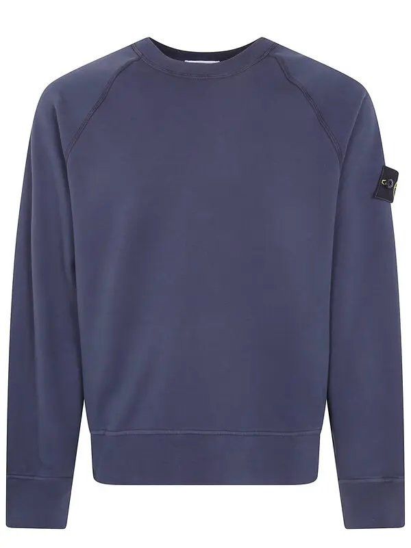 Stone Island Felpa Girocollo "round Neck Sweatshirt