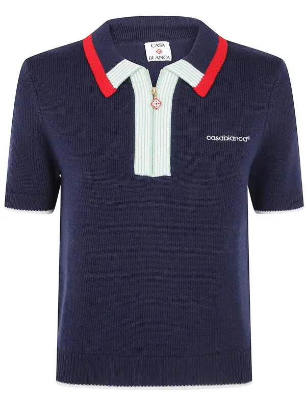 Casablanca Top Ica Lunga "merino Polo