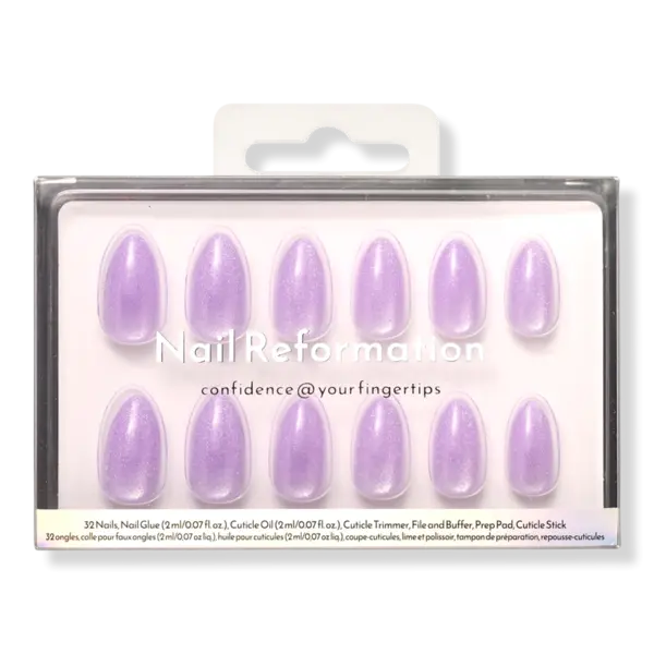 NAIL REFORMATION Lilac Dream Press On Nails - One-color
