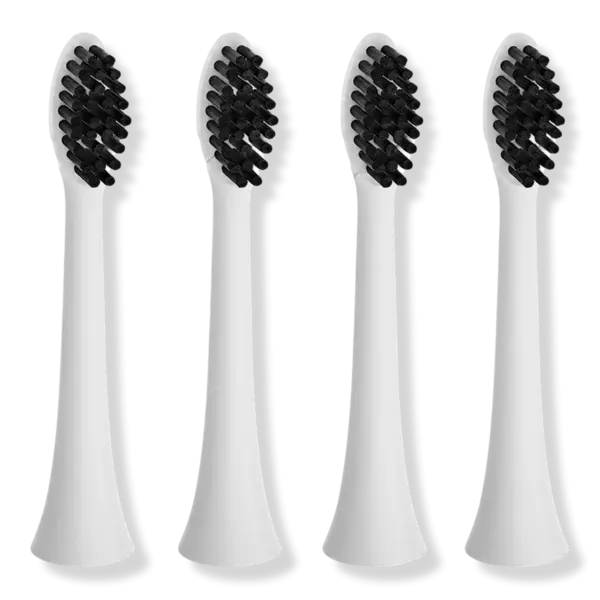 PURSONIC Replacement Toothbrush Heads Charcoal Infused Bristles 4-pack - One-color