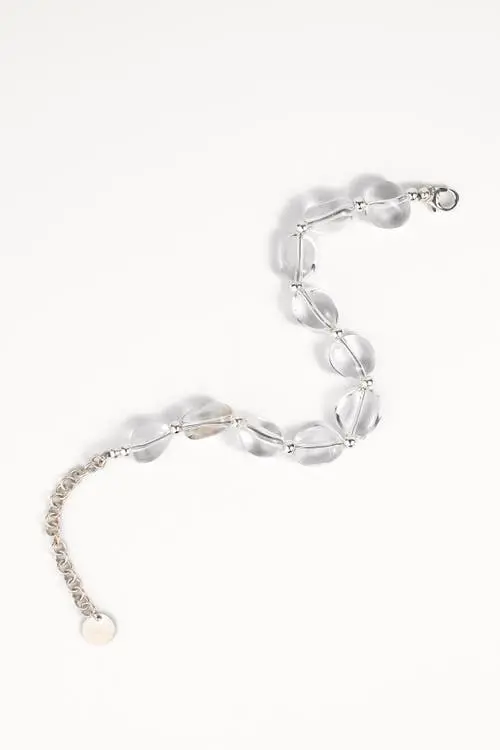 ZYNNIA COLLECTIVE See Through Pebble Bracelet