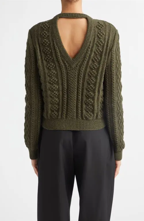 JIL SANDER Wool Sweater With Back Slit