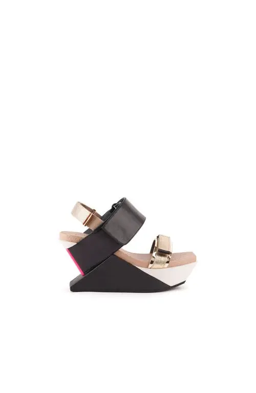United Nude Delta Run Wedge Sandals - Connect