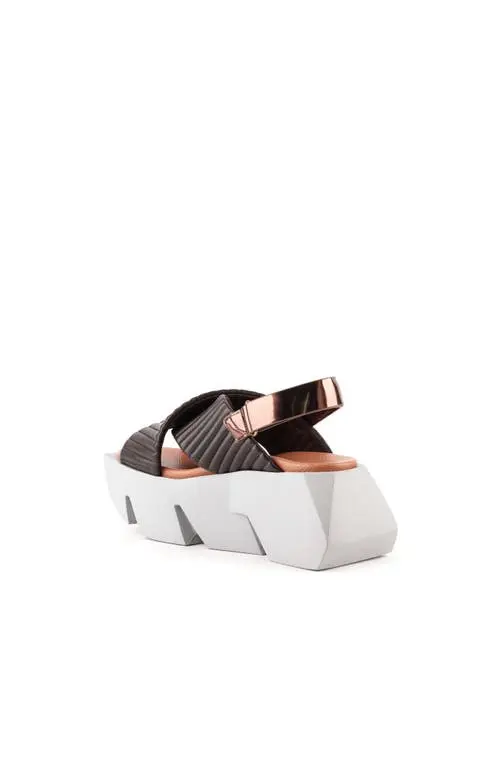United Nude Bull Puffier Flatform Slingback Sandal - Sierra