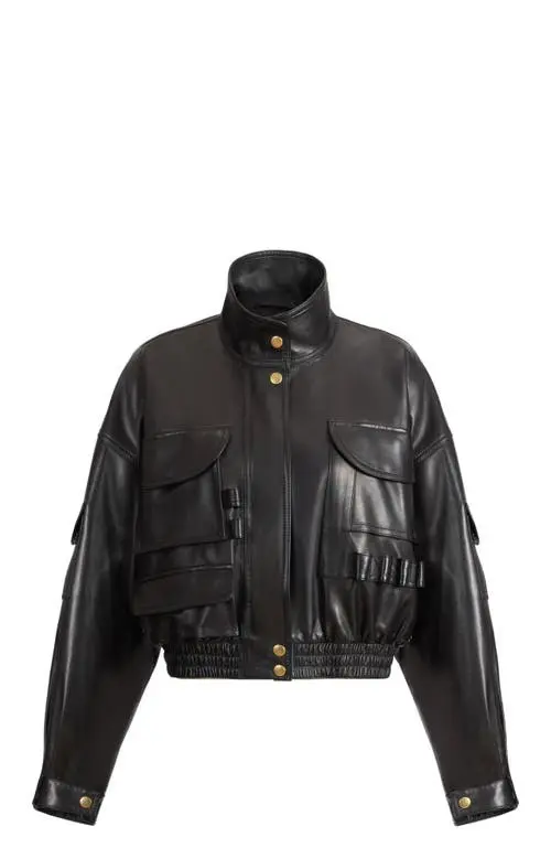 Balmain Lambskin Bomber Jacket