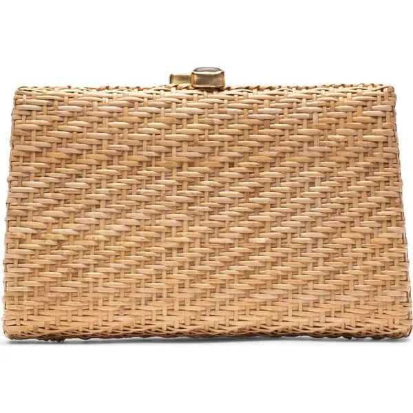 FRANCES VALENTINE Stella Rattan Clutch