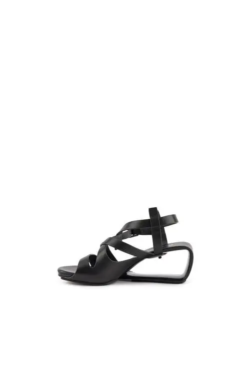United Nude Mobius Straps Mid Sandals - Black