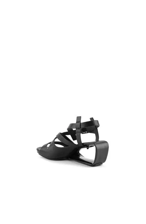 United Nude Mobius Straps Mid Sandals - Black
