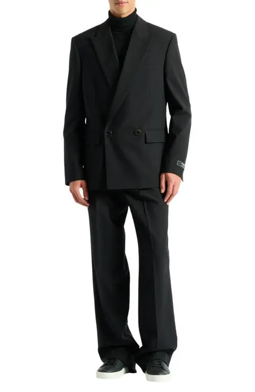 Balmain Wool 2-button Jacket - Black