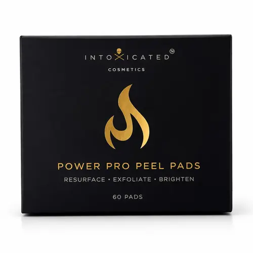 INTOXICATED COSMETICS Power Pro Peel Padspotent Multi-acid Formula For Visible Skin Renewal & Exfoliation With Tca, Glycolic Acid