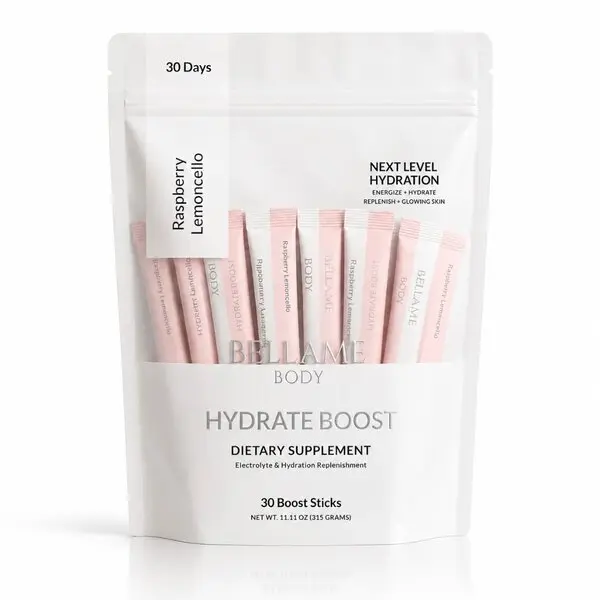 BELLAME Hydrate Boost Electrolytes - Raspberry Lemoncello