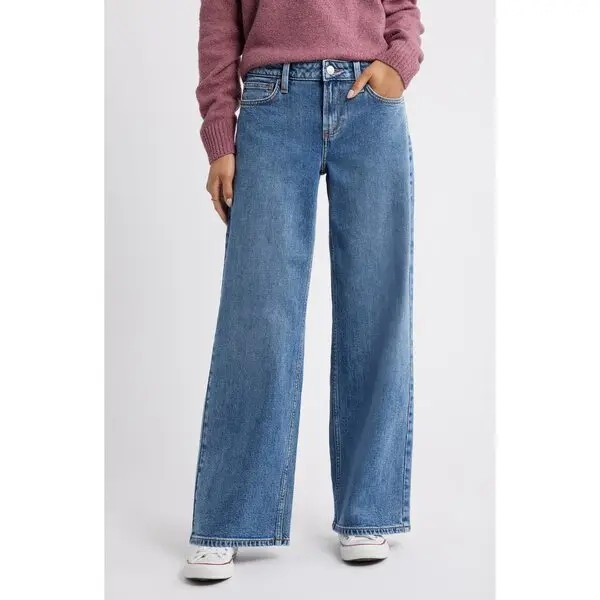 Bp. Low Rise Baggy Wide Leg Jeans - Olvera