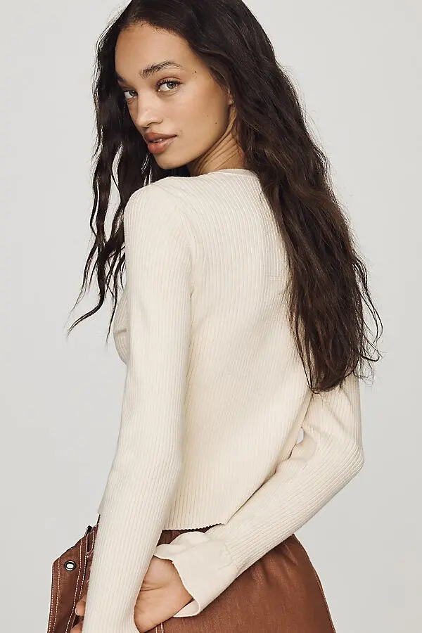 Anthropologie Fitted Cardigan