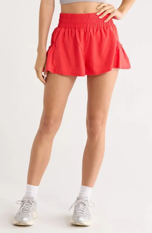 Free People Get Your Flirt On Shorts - Grapefruit