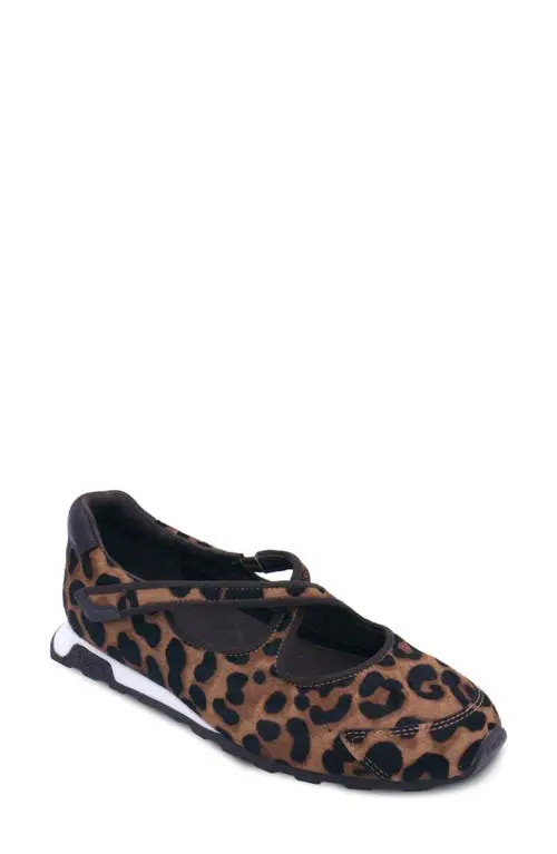 Ash Kore Mary Jane Genuine Calf Hair Flat - Leopard