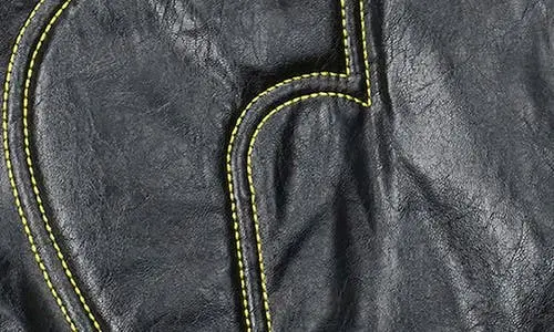 RtA Noe Faux Leather Biker Vest