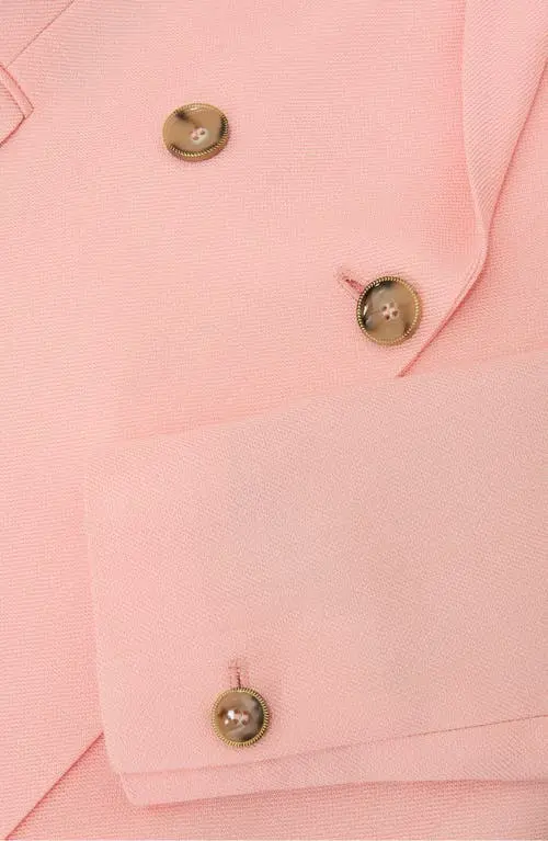 REISS Magda Double Breasted Blazer - Pink