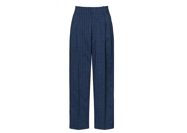 Uniqlo X Marni Wide Fit Check Tuck Pants
