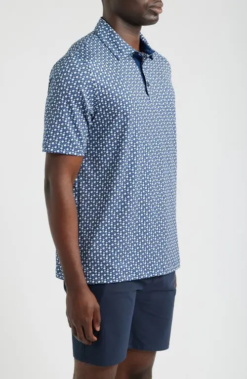 Johnston & Murphy Game Day Xc+™ Football Helmet Print Performance Polo