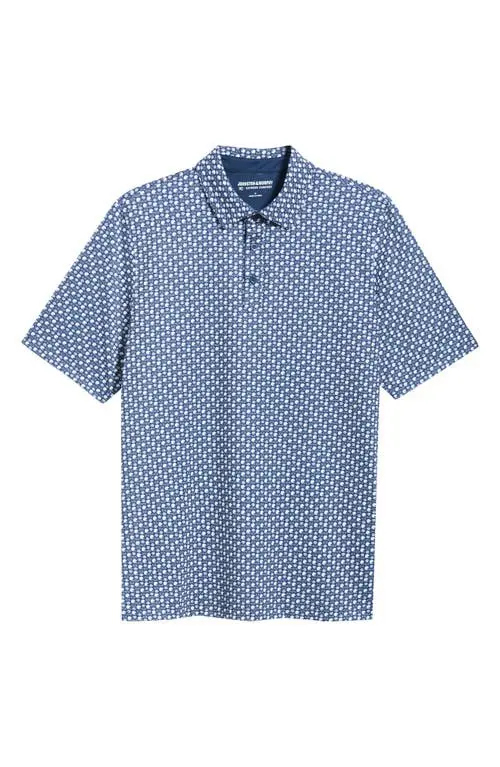 Johnston & Murphy Game Day Xc+™ Football Helmet Print Performance Polo