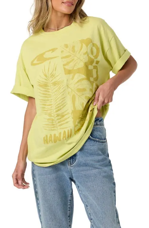 O'Neill Monstera Hawaii Oversized Graphic Tee