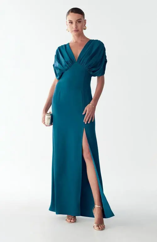 BWLDR Laila Midi Dress - Teal
