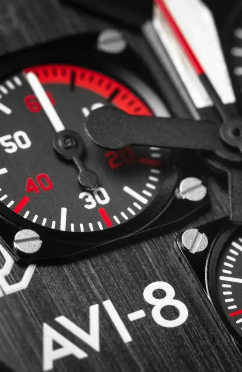 AVI-8 P-51 Mustang Blakeslee Chronograph Watch With Bracelet