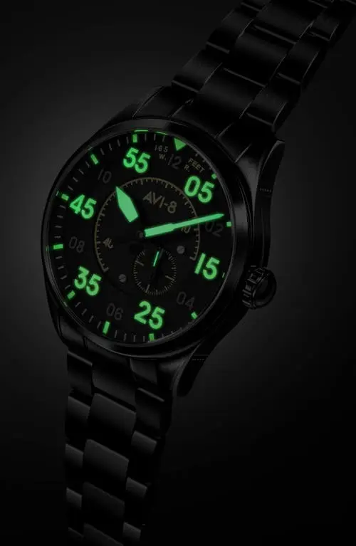 AVI-8 Spitfire Type 300 Eclipse Automatic Bracelet Watch