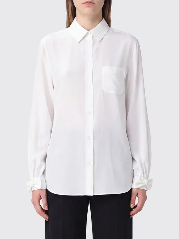 Valentino Garavani Cotton Shirt With Bow Detail