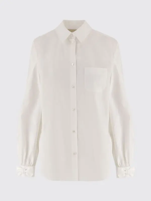Valentino Garavani Cotton Shirt With Bow Detail