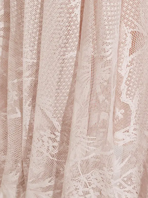 Fabiana Filippi High-waisted Lace Midi Skirt