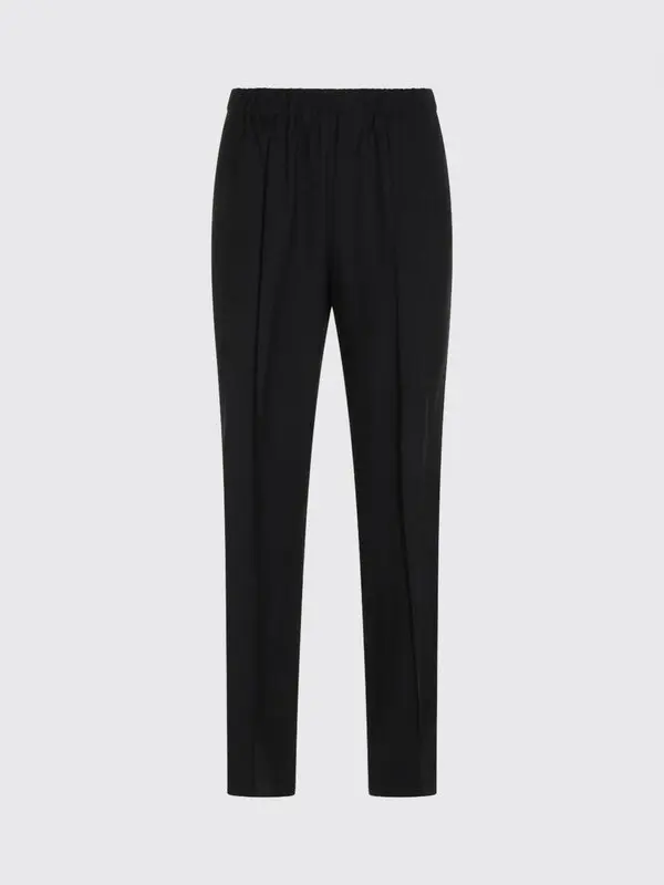 Fabiana Filippi Slim Fit Wool Blend Trousers With Monile Detail