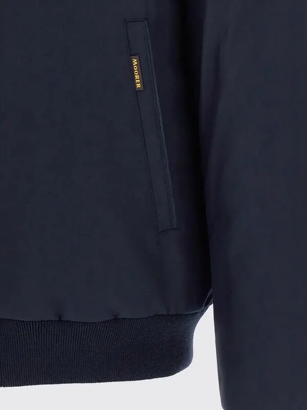MOORER Padded Bomber Jacket In Windproof And Waterproof Technical Fabric