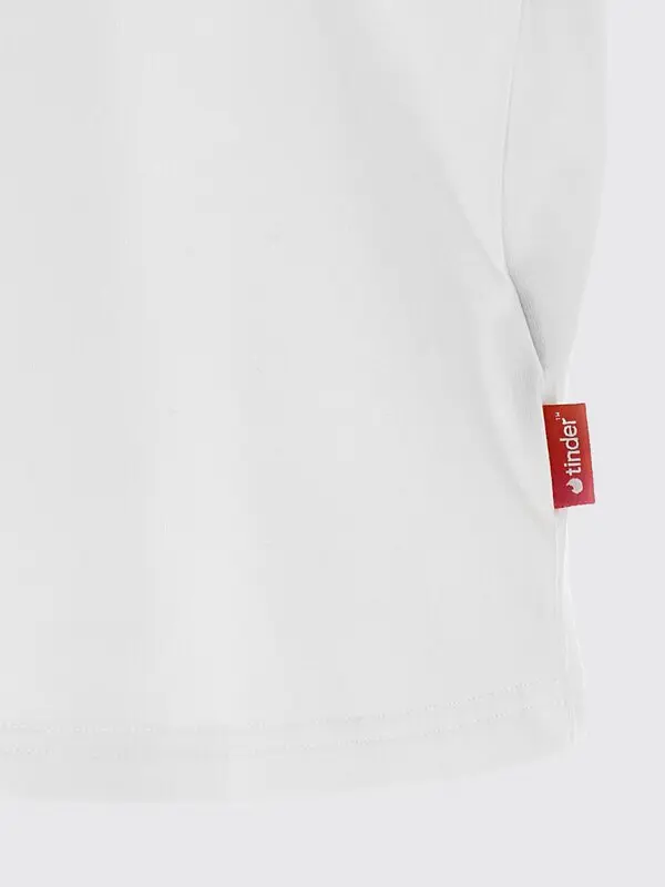 DIESEL® Crew Neck Cotton-blend T-shirt With Applied Logo