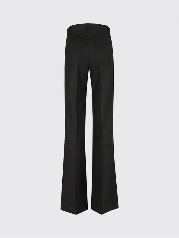 Victoria Beckham Alina High-waisted Wide-leg Wool-blend Trousers