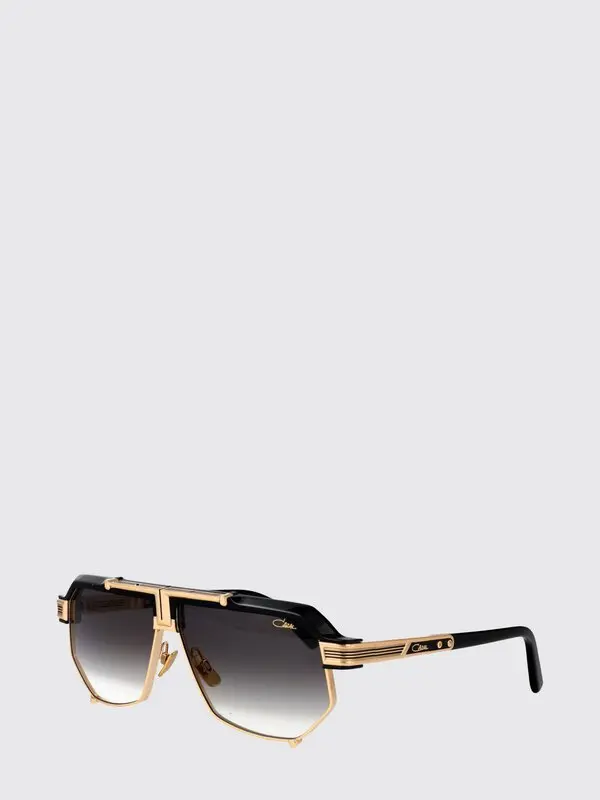 Cazal Bicolour Aviator Sunglasses In Metal And Acetate