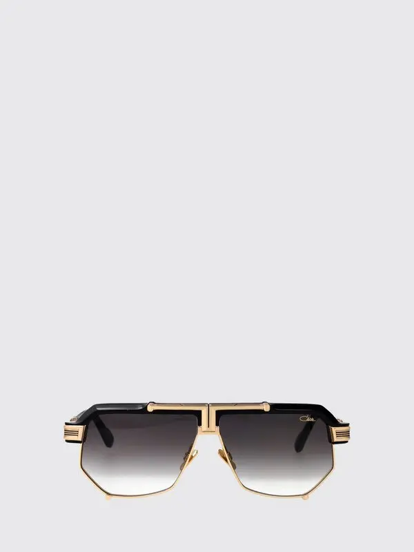 Cazal Bicolour Aviator Sunglasses In Metal And Acetate