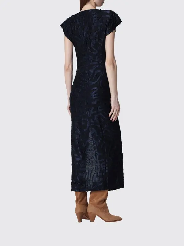 Isabel Marant Étoile Padded-shoulder Midi Sheath Dress