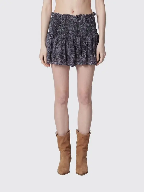 Isabel Marant Étoile High-waisted Printed Silk Shorts - Multicolor