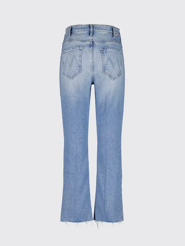 MOTHER The Hustler Ankle Fray High-waisted Cropped Flare Jeans