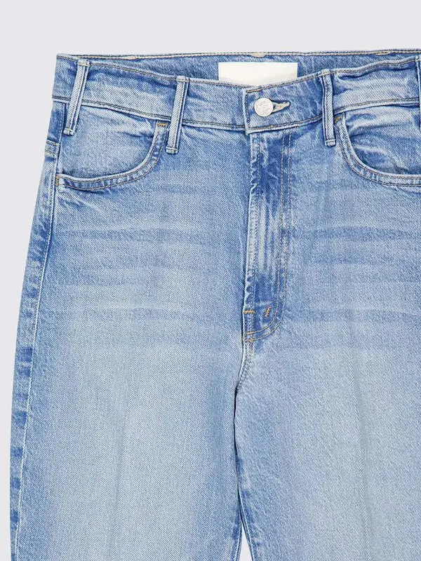 MOTHER The Hustler Ankle Fray High-waisted Cropped Flare Jeans