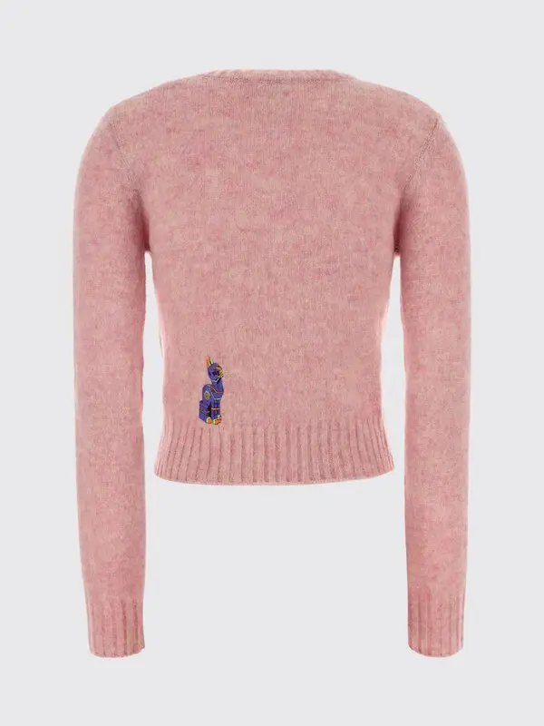 Loewe Slim Fit Crewneck Jumper With Embroidered Anagram Logo