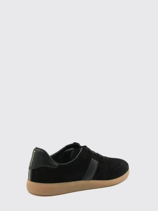 TOM FORD Suede Bovine Leather Low Top Sneakers With Rear Logo - Black