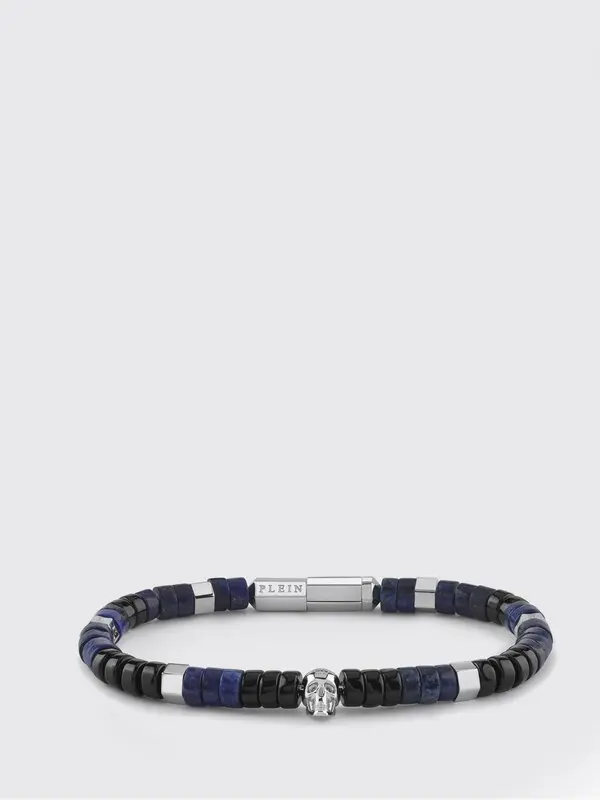 Philipp Plein Crystal And Skull Embellished Bracelet - Black