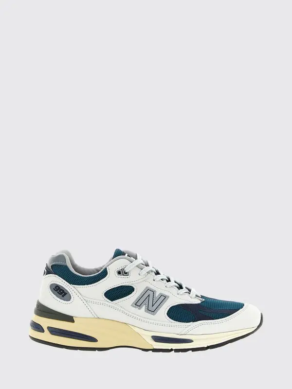 NEW BALANCE Made Inv2 Bicolour Leather And Mesh Trainers