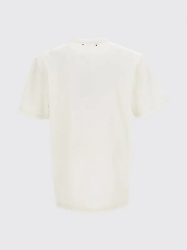 GOLDEN GOOSE Crewneck Cotton T-shirt With Printed Logo
