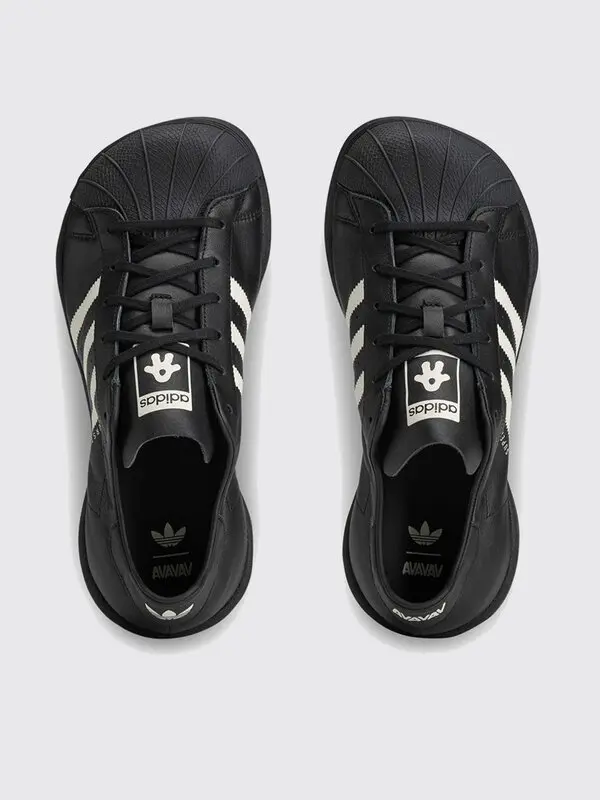 ADIDAS ORIGINALS Sst Leather Trainers With Shell Toe And Logo